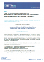 Think Tank "Numérique, DM et santé"